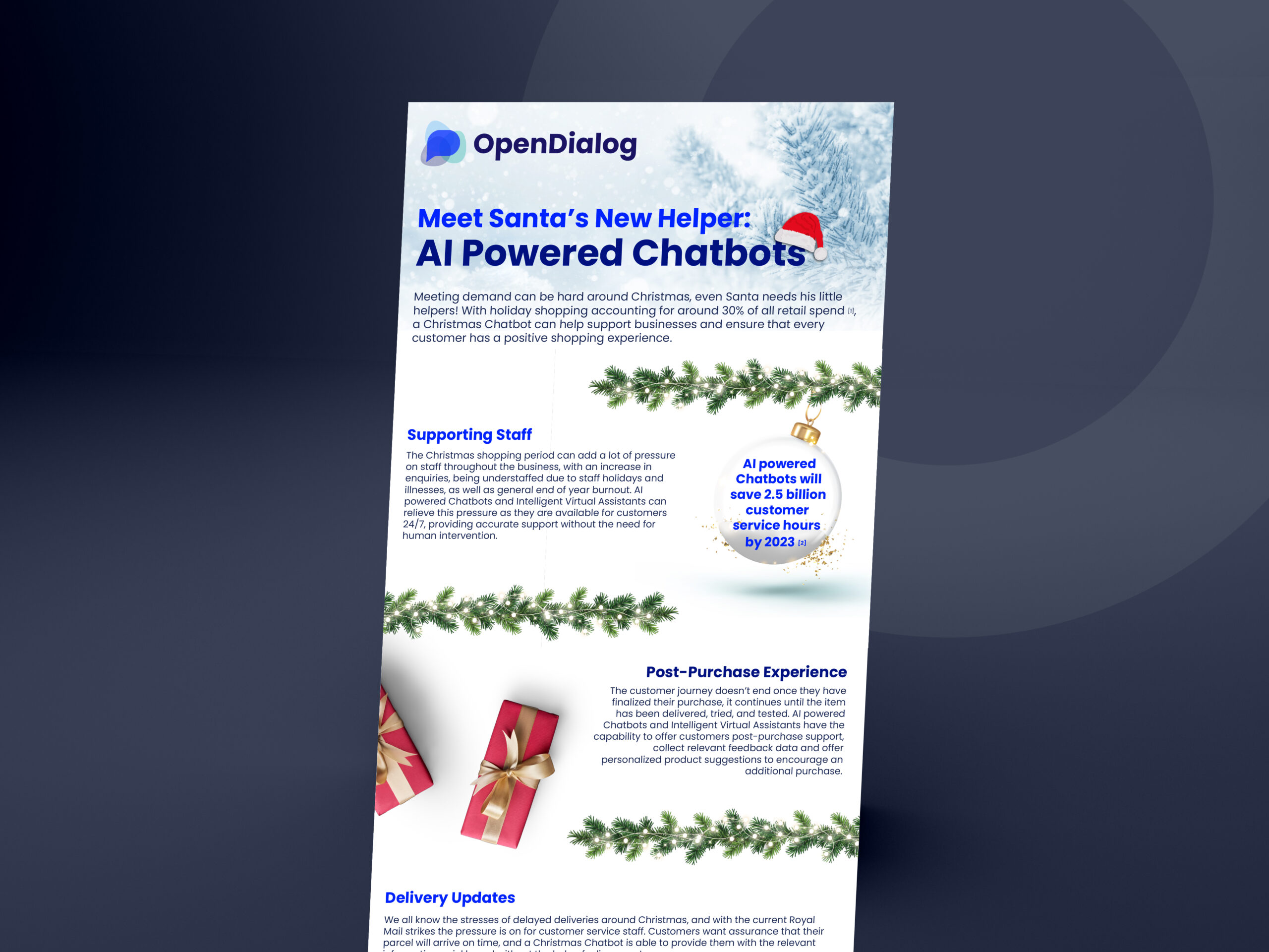 Meet Santa’s New Helper: AI Powered Chatbots | OpenDialog